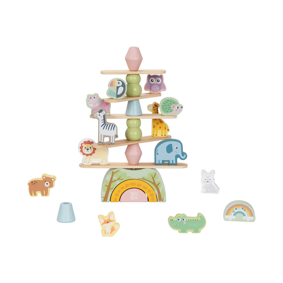 Gioco di impilamento di animali BusyKids – busy-kids.it